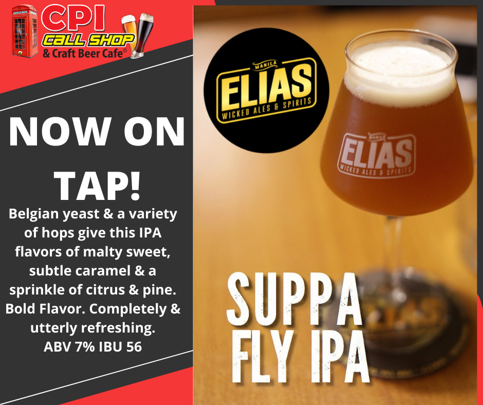 Suppa Fly IPA From Elias Wicked Ales Now On Tap At CPI – CPI Call Shop ...